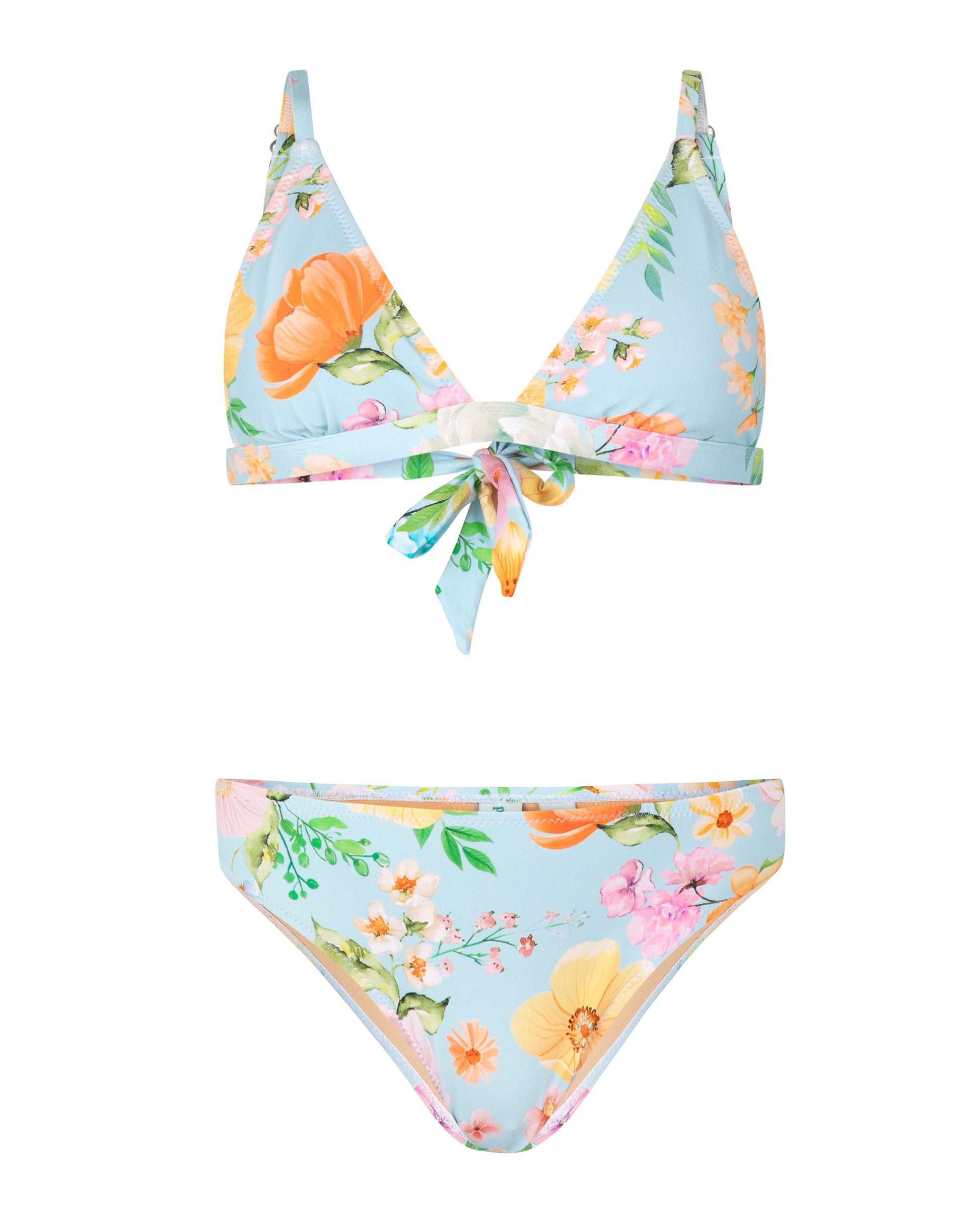 Poolside Paradiso Girls Leilani Tri Bikini Sky