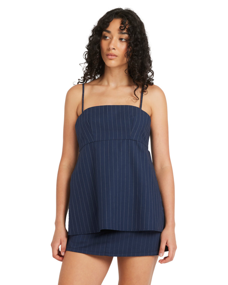 RVCA Maeve Tunic Top Starry Night
